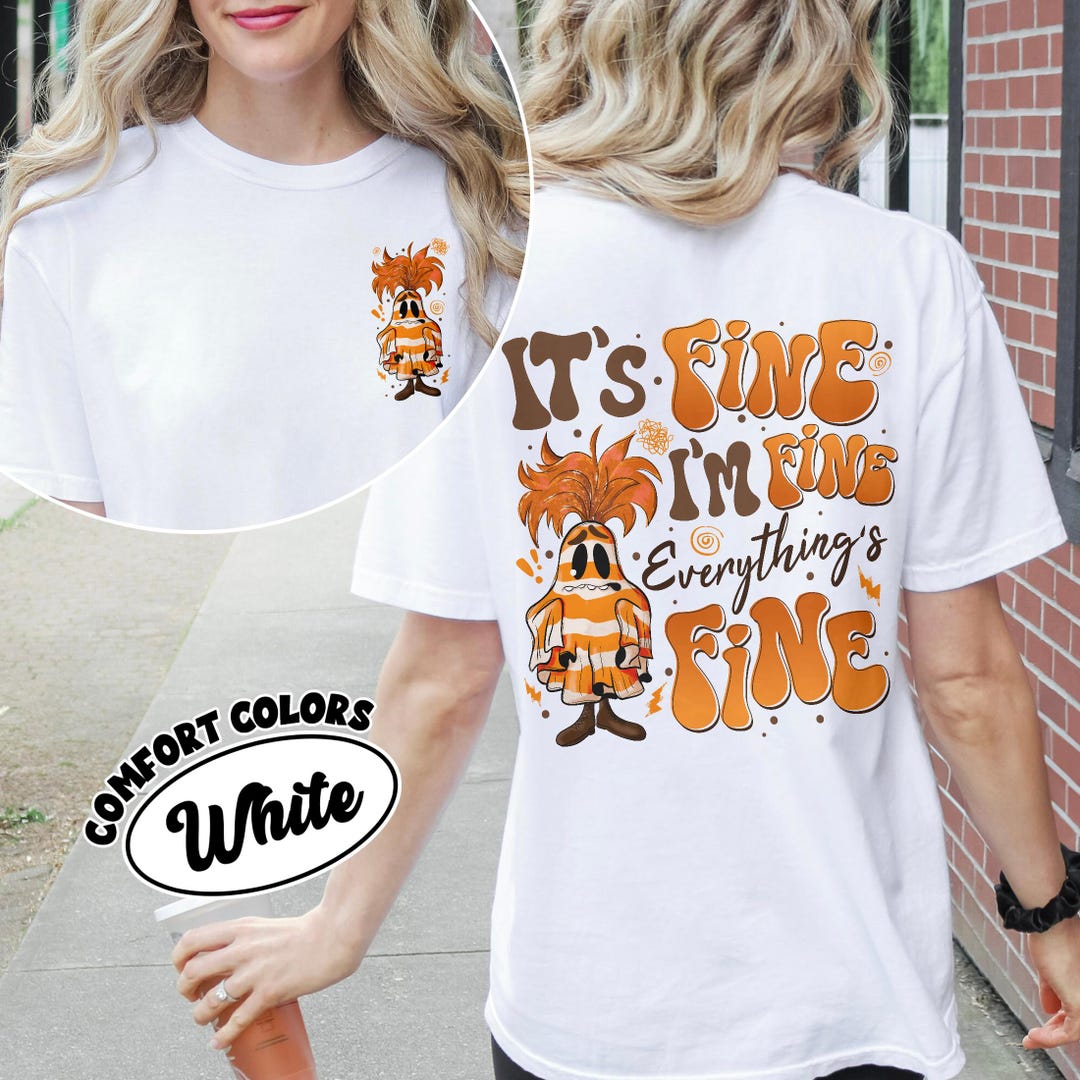 It's Fine I'm Fine Everything's Fine PNG, Sarcastic Mental Health ...