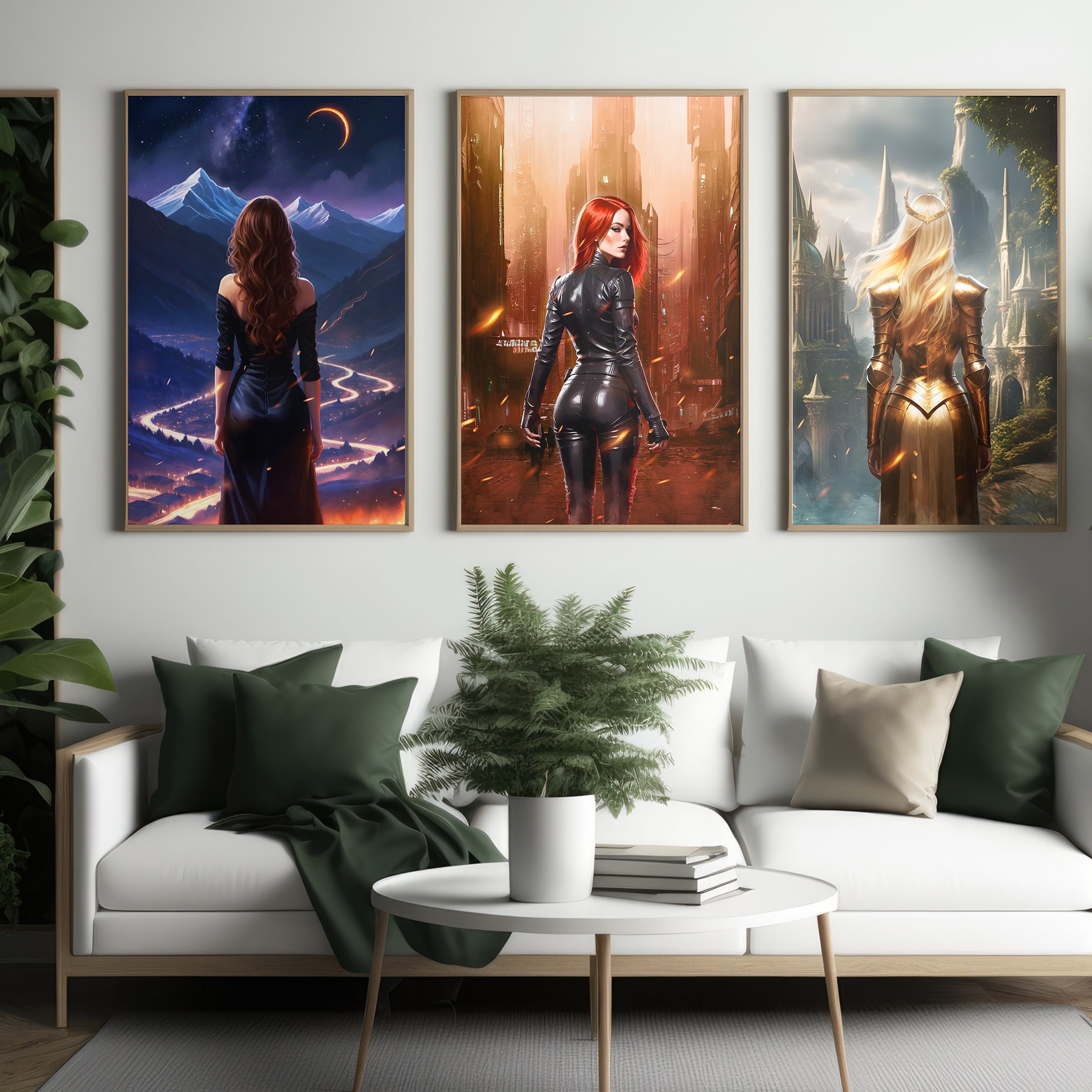 Sarah J Maas Set of 3 Prints, FMC Digital Wall Art Download Pack, Bryce ...