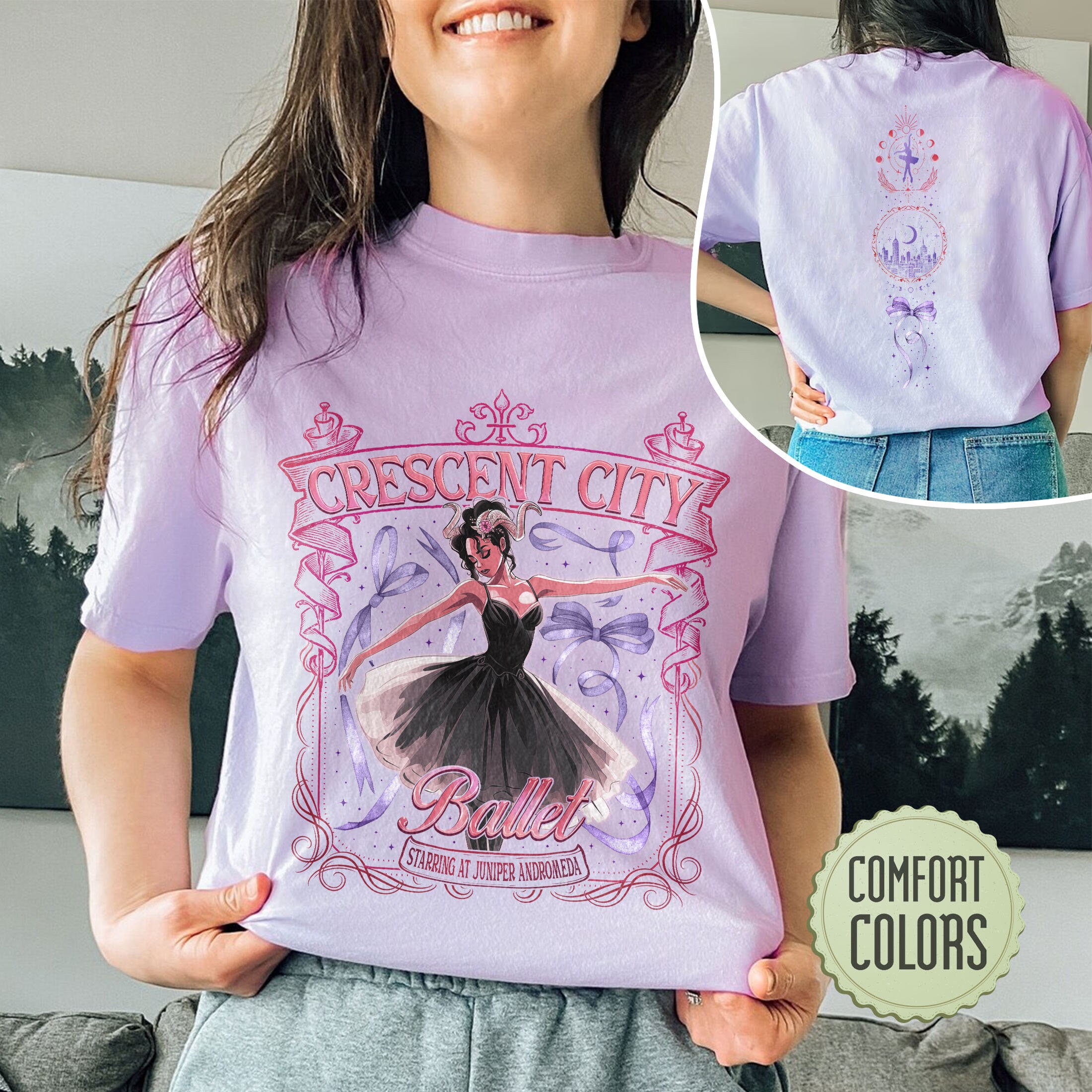 Crescent City Fan Png Instant Download, Juniper Andromeda Ballet Shirt ...