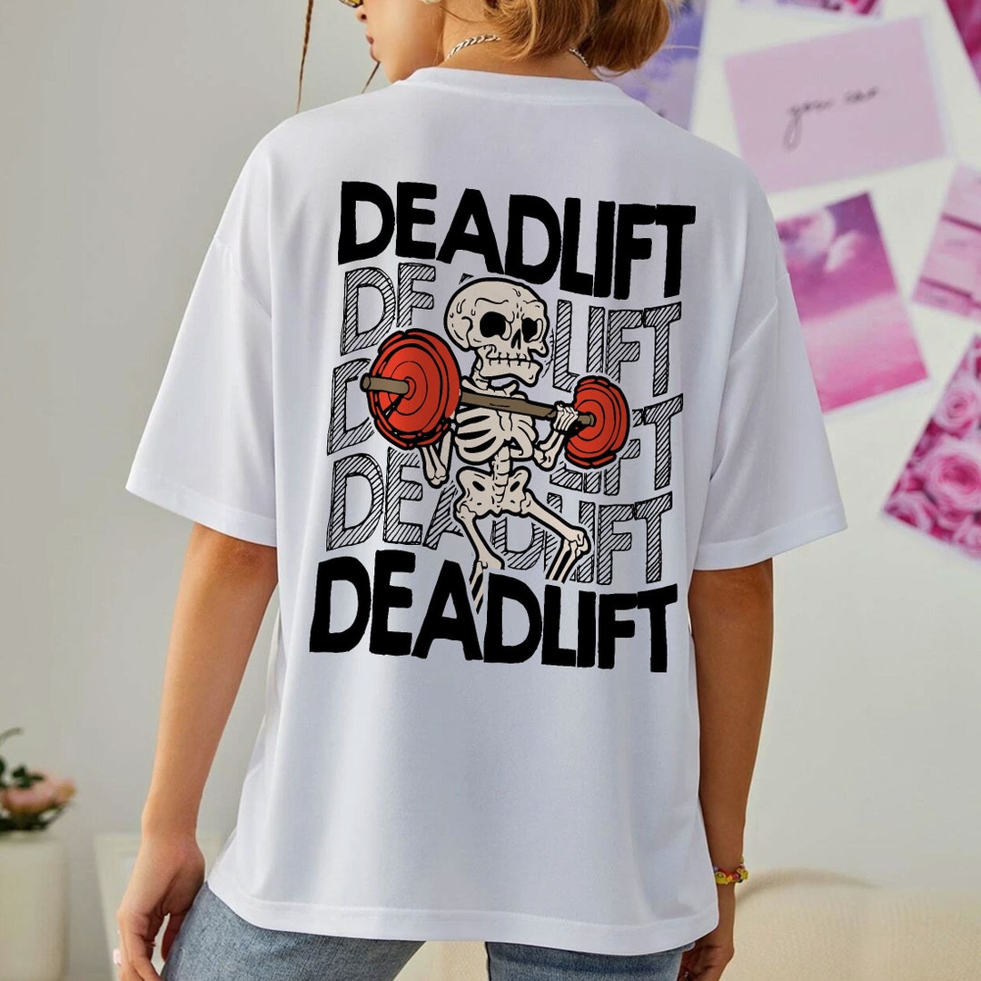 Skeleton Deadlift PNG, Skeleton Gym Workout Svg, Funny Deadlifter ...