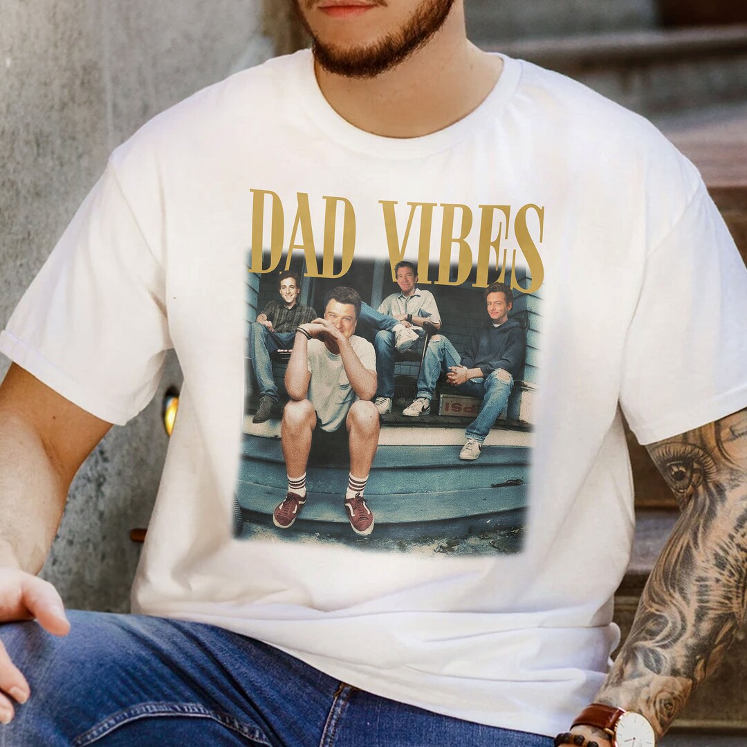Dad Vibes Thug Life PNG, Retro Sitcom 90s Dads Png, Fathers Day Gift ...