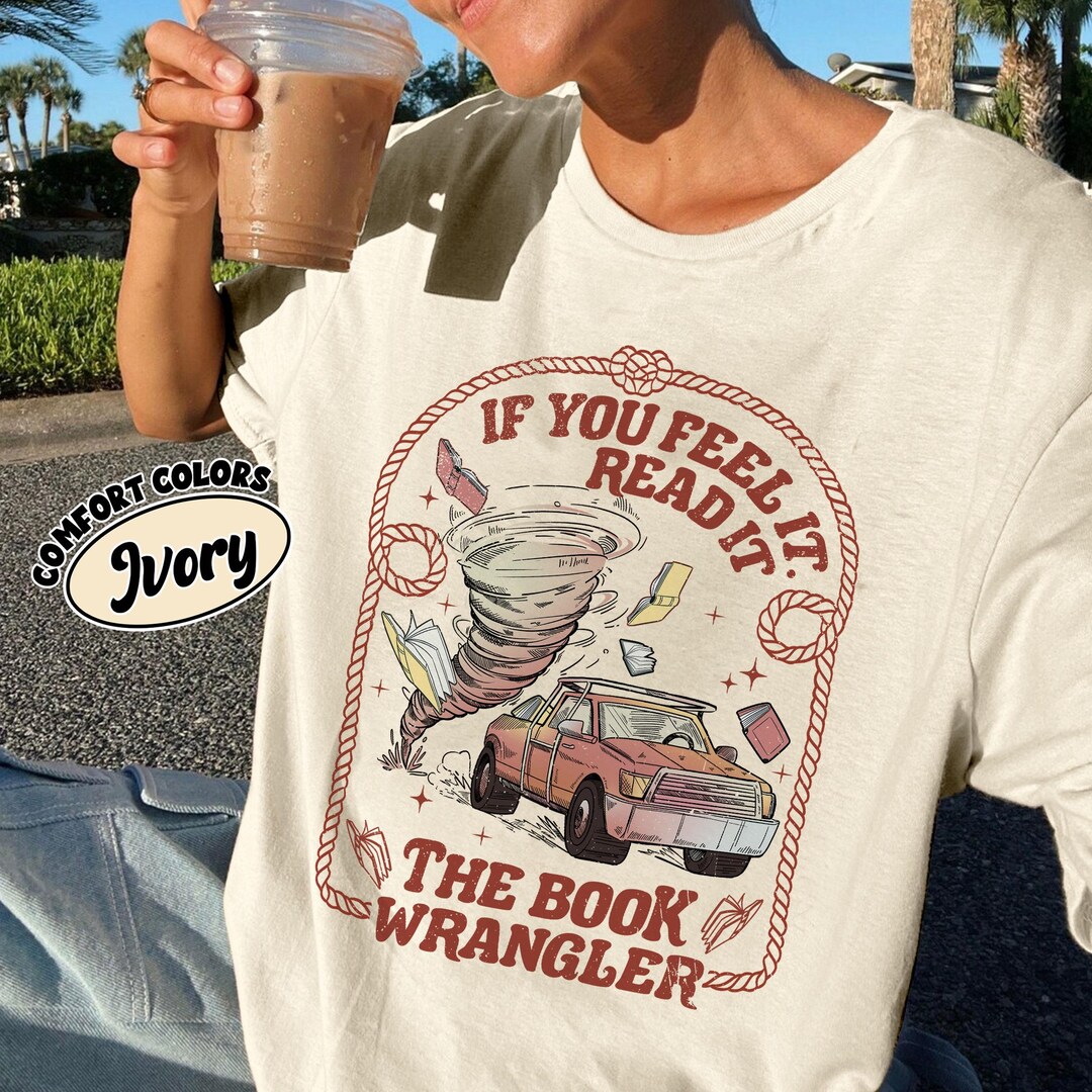 Book Wrangler PNG Digital Download, Western Book Lover Gift, Bookish ...