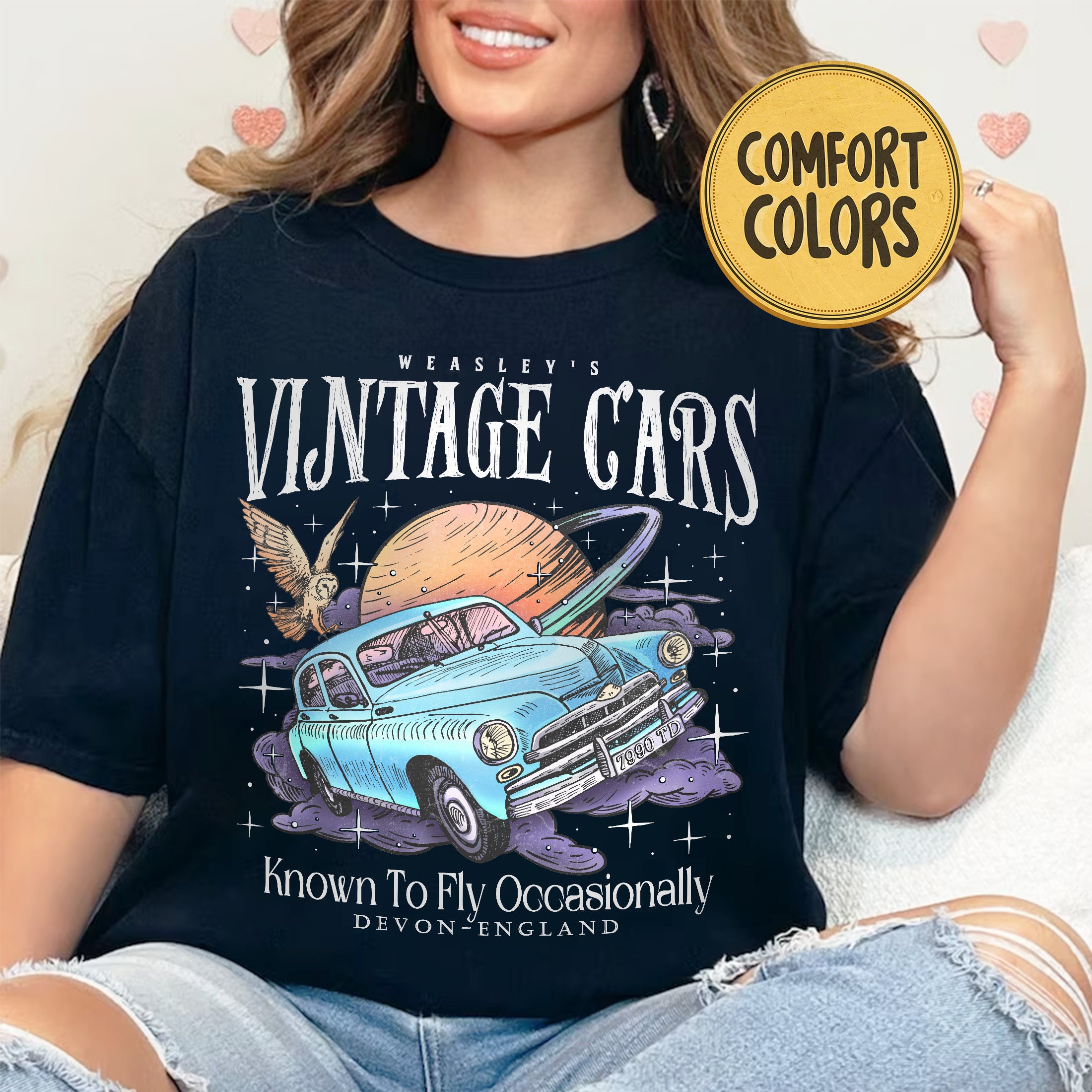 Wizard Flying Car Png Digital Download, Vintage Flying Cars PNG ...