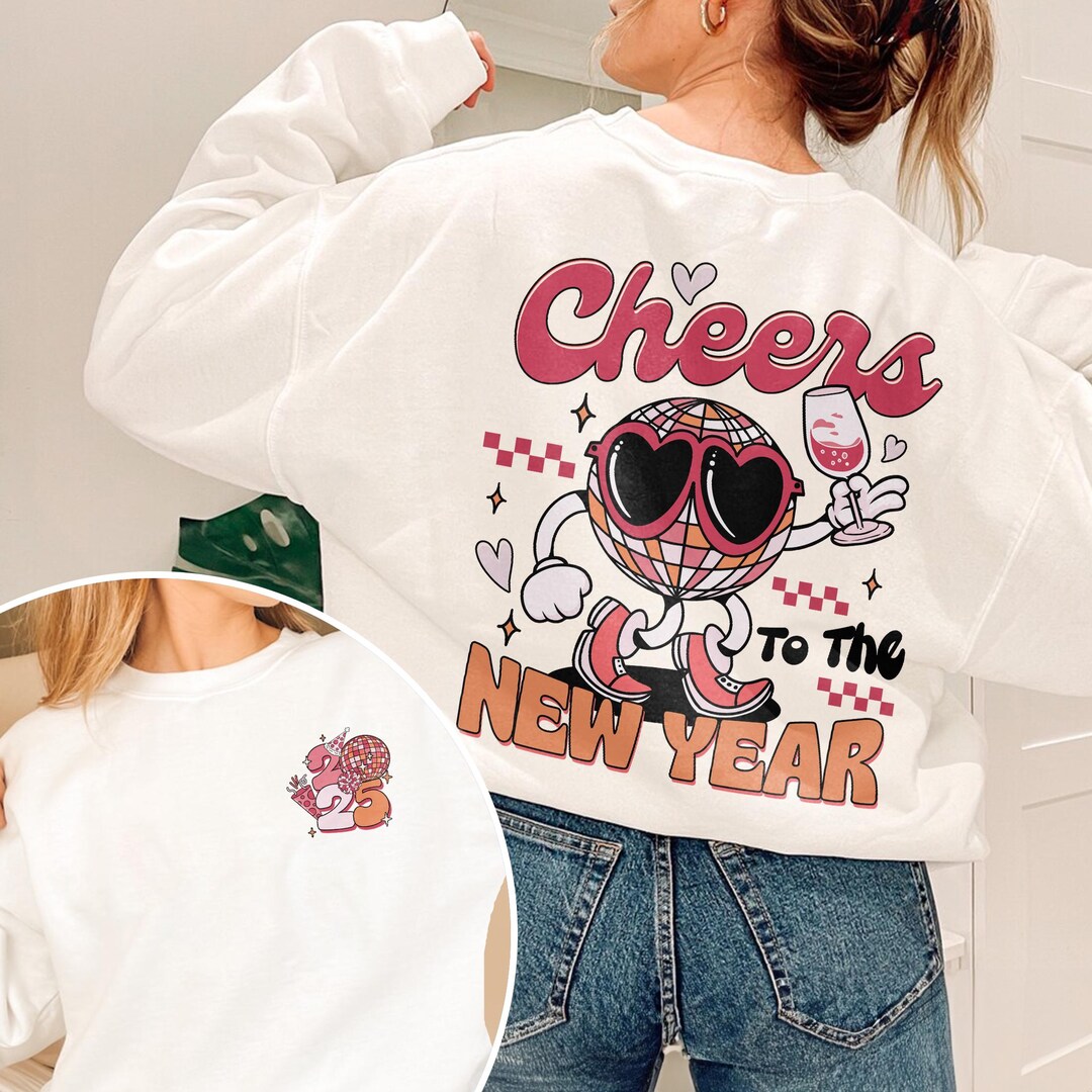 New Year 2025 Instant Download, Cheers to the New Year Png, Happy New ...