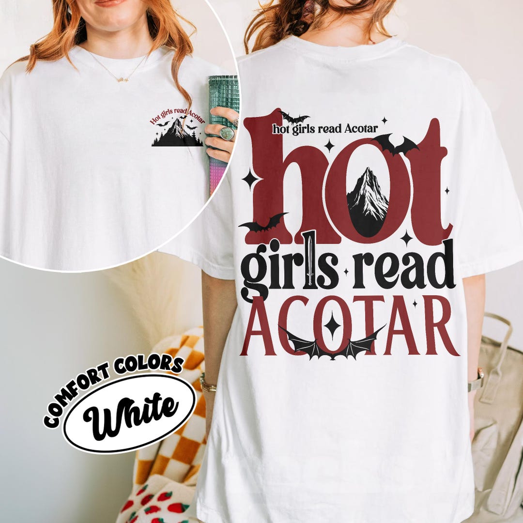 Hot Girls Read Acotar Instant Download, Fantasy Book Merch for Fans ...