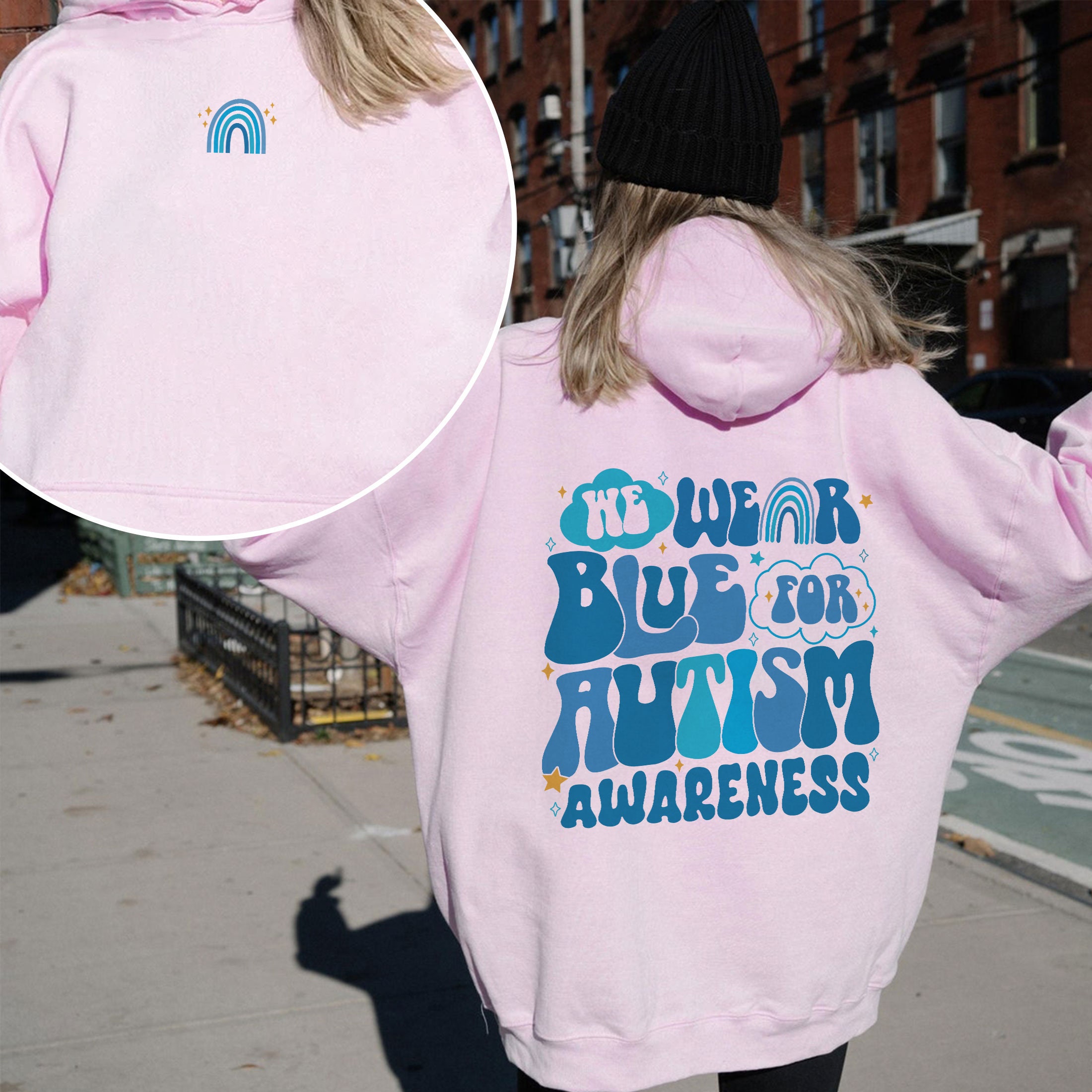 We Wear Blue for Autism Awareness PNG, in April We Wear Blue Shirt ...