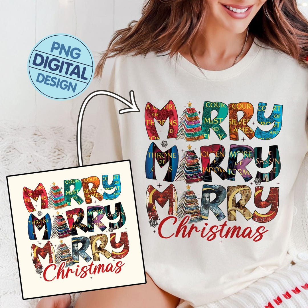 SJM Christmas Book PNG Digital Download, SJM Book Lover Png Clipart ...