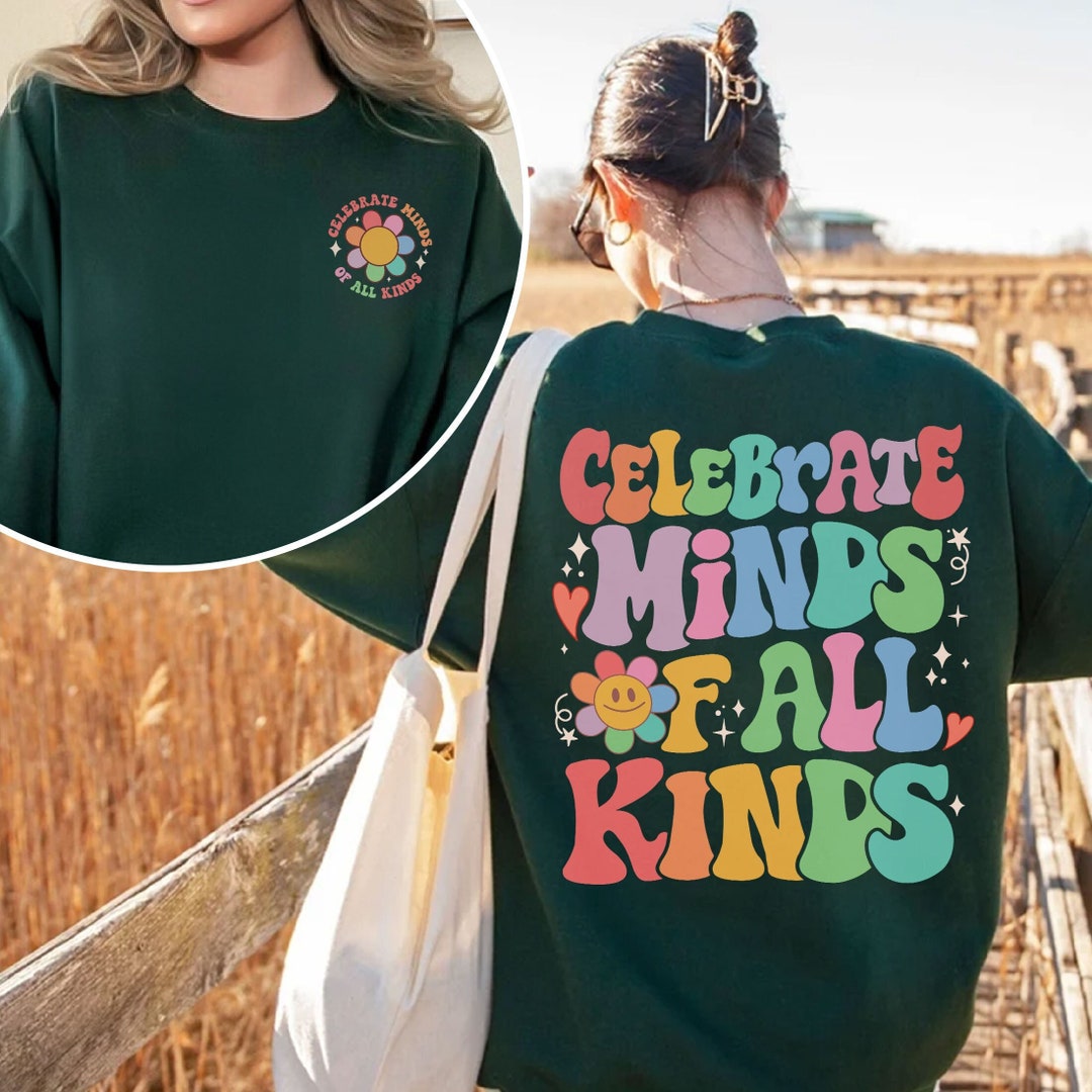 Celebrate Minds of All Kinds Png, Autism Awareness Shirt Designs ...