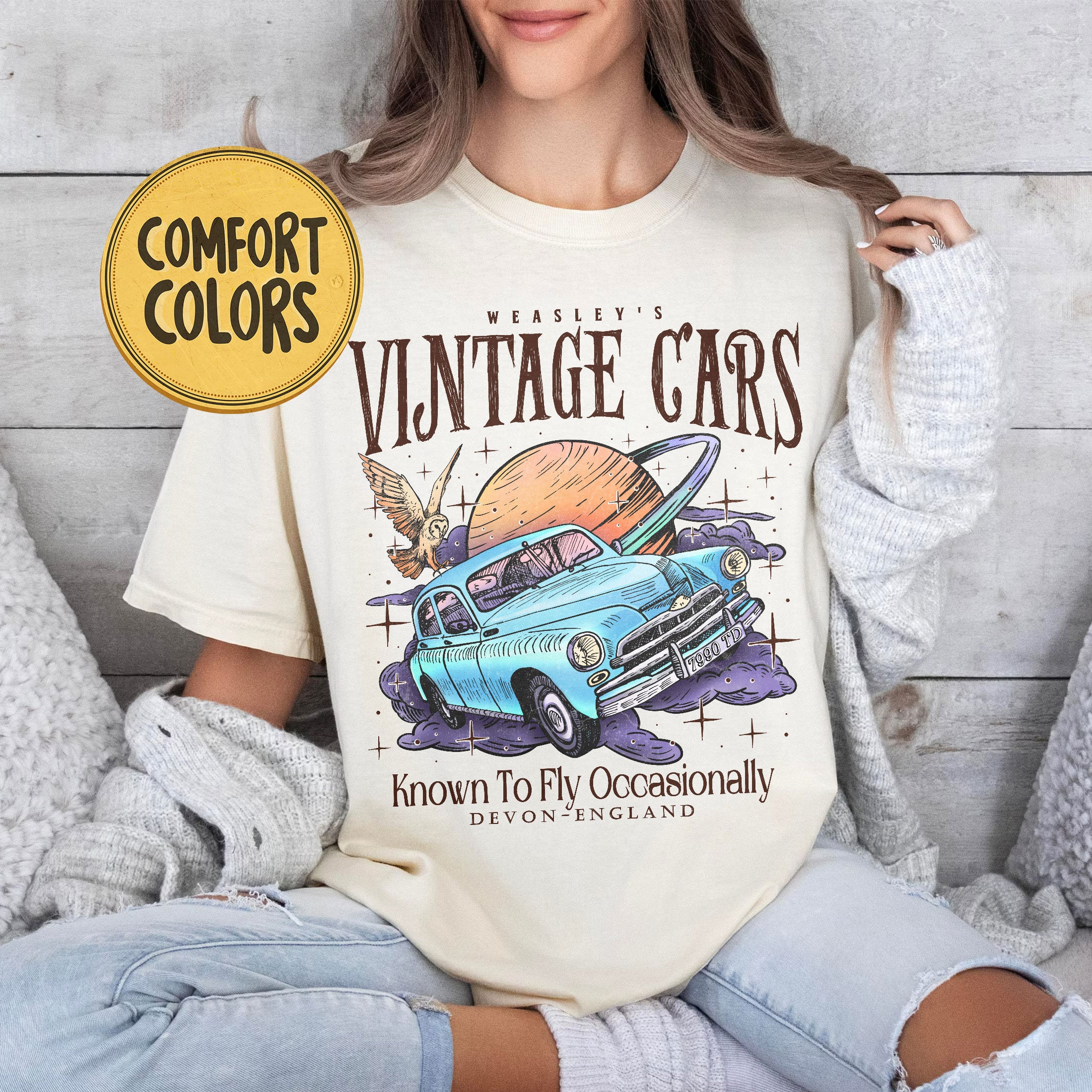 Wizard Flying Car Png Digital Download, Vintage Flying Cars PNG ...