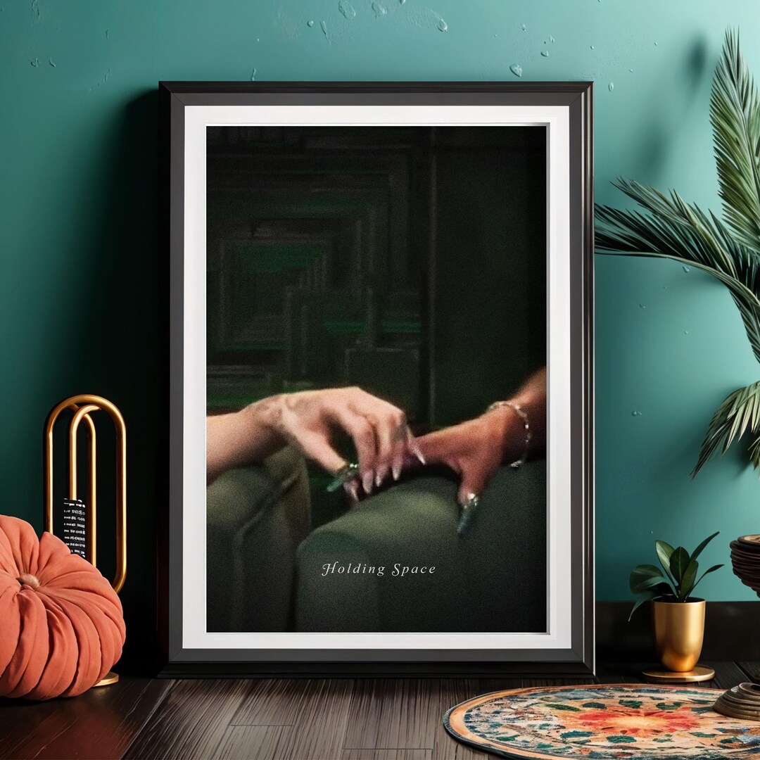 Wicked Holding Space Prints, Ariana Cynthia Finger Hold Wall Art PNG ...
