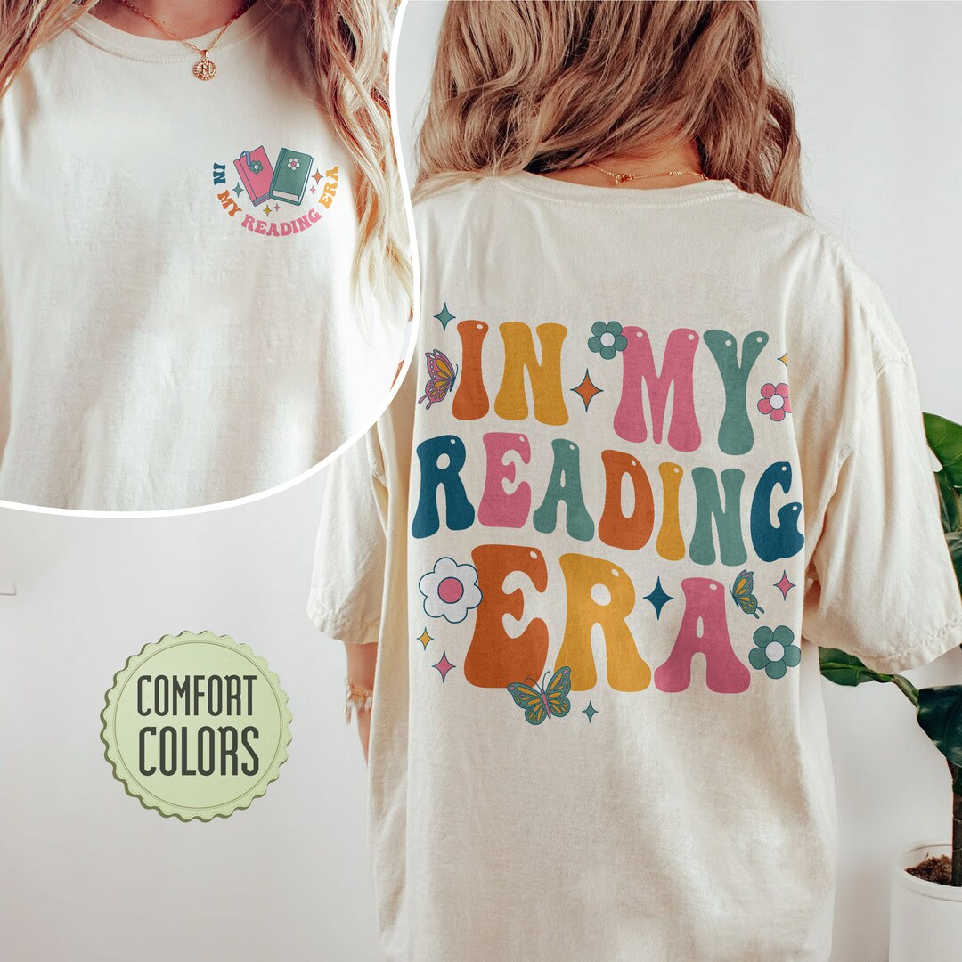 In My Reading Era PNG Digital Download, Bookish Shirt, Book Lover Shirt ...