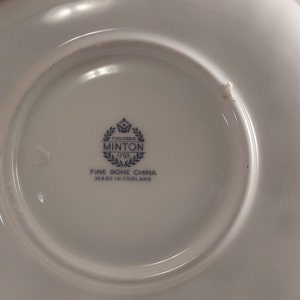 Elegant Vintage Minton Floral Bone China Tea Cup Set - Collectible ...
