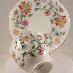 Elegant Vintage Minton Floral Bone China Tea Cup Set - Collectible ...