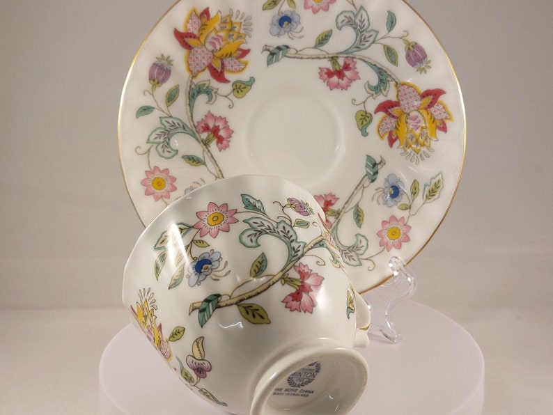 Elegant Vintage Minton Floral Bone China Tea Cup Set - Collectible ...