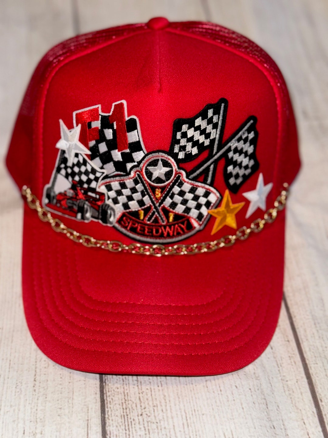 Racing Trucker Hat - Etsy
