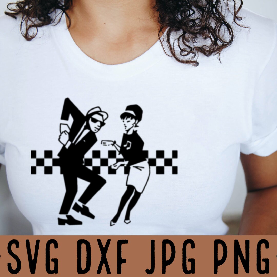 Dancing Couple DXF Svg Png Jpg Clipart for T Shirt Clothing Patches for ...