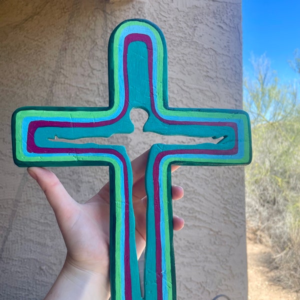 Hand Painted Wooden Crosses - Etsy