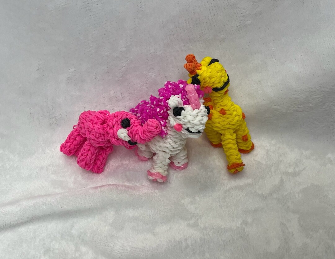 Complex-style Rubber Band Animals Pack - Etsy