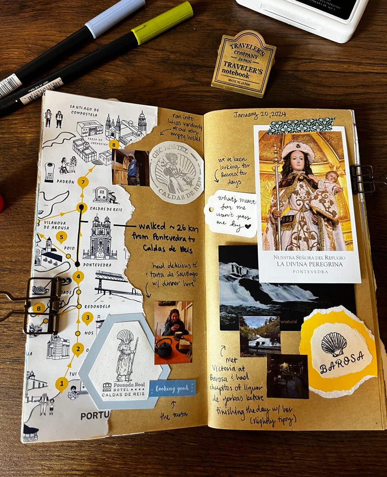 Personalized Travel Journal | Travel Keepsake | Scrapbook | Memories ...