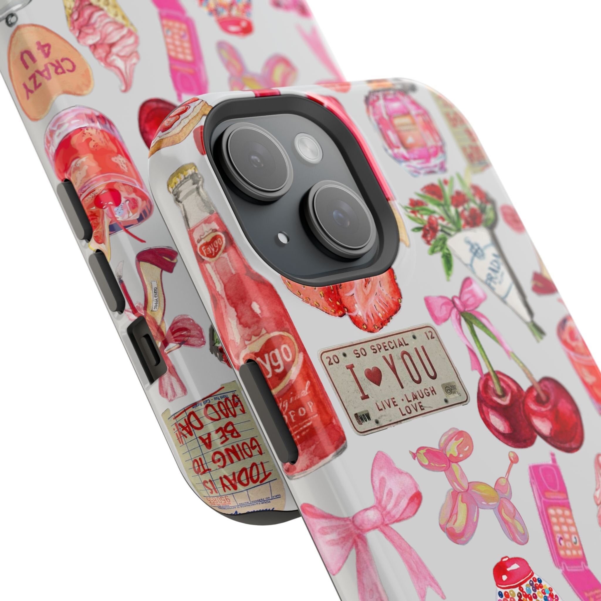 Cute and Coquette 8 Ball Collage Phone Case Cute Aesthetic iPhone 15 14 13 12 11 Pro Max Samsung ...