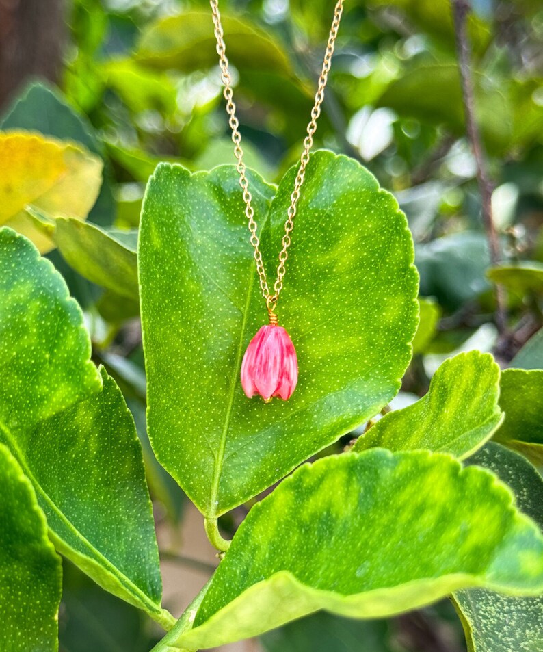 Delicate Hawaii Charm Necklace Gift for Girlfriend Gold Necklace Hawaii ...