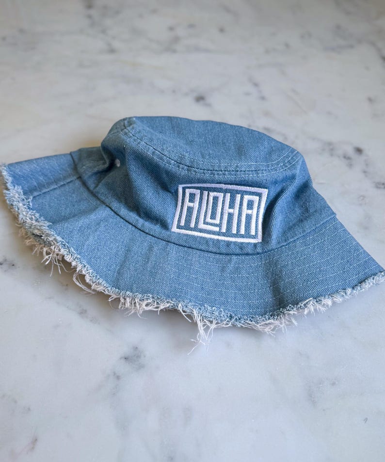 Trendy Aloha Sun Hat for Her Hawaii Hat Bucket Hat Aloha Cap Women's ...