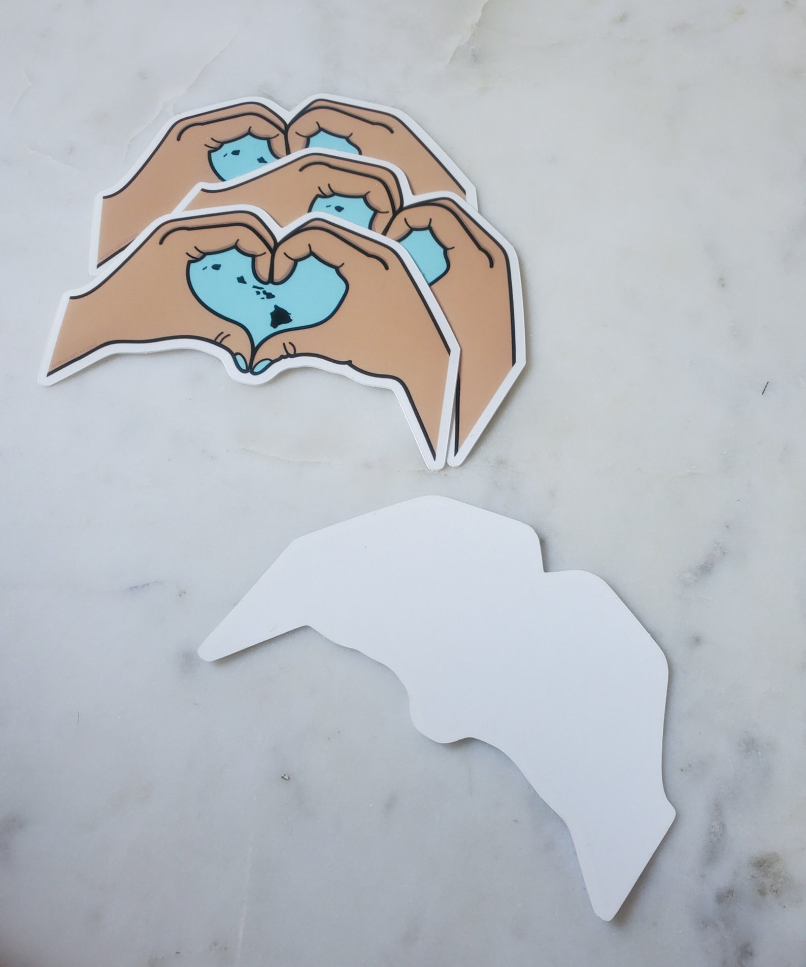 Hawaiian Islands Sticker Water Proof Vinyl Decal for Water Bottle ...