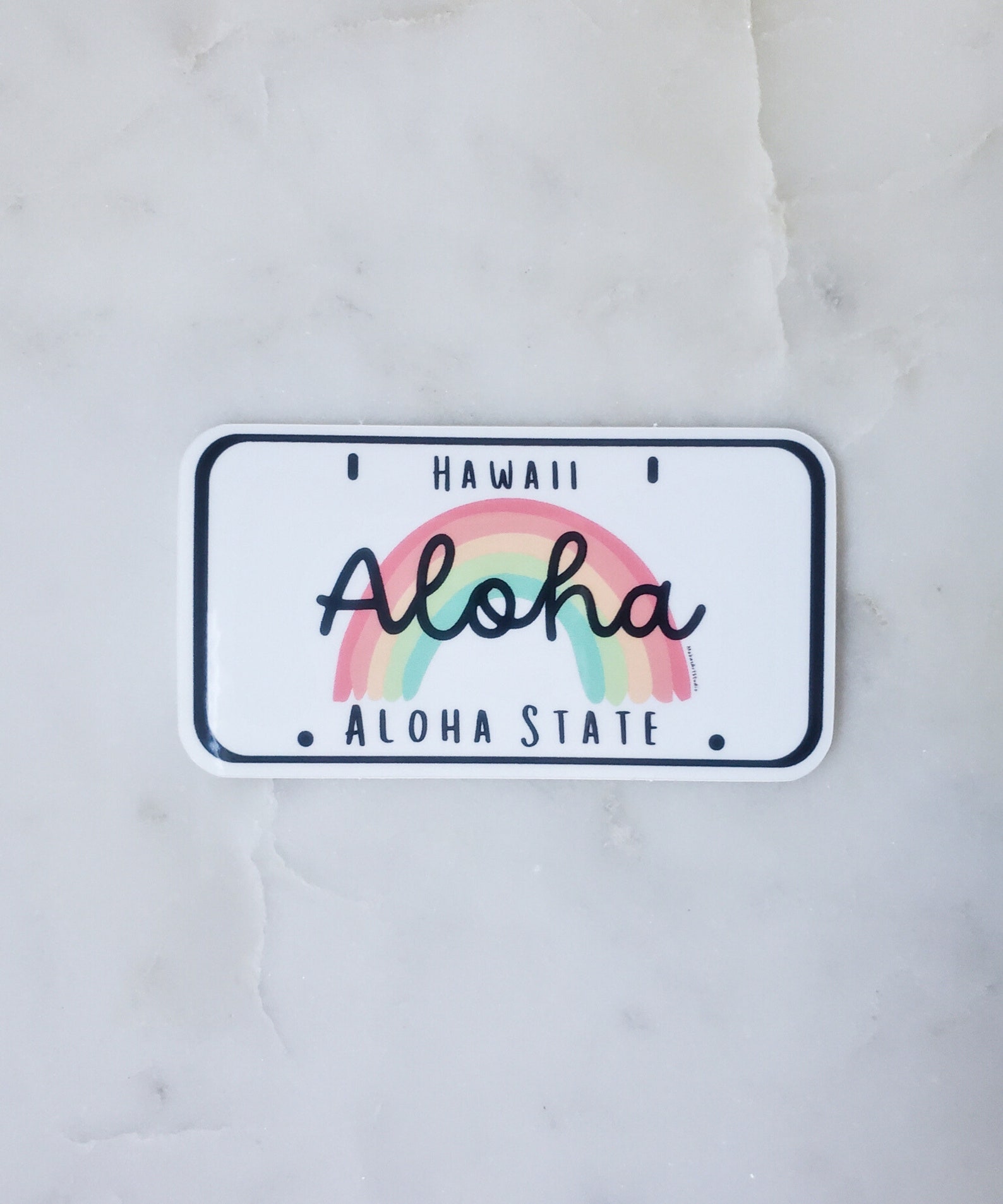 Hawaiian Islands Sticker Water Proof Vinyl Decal for Water Bottle ...