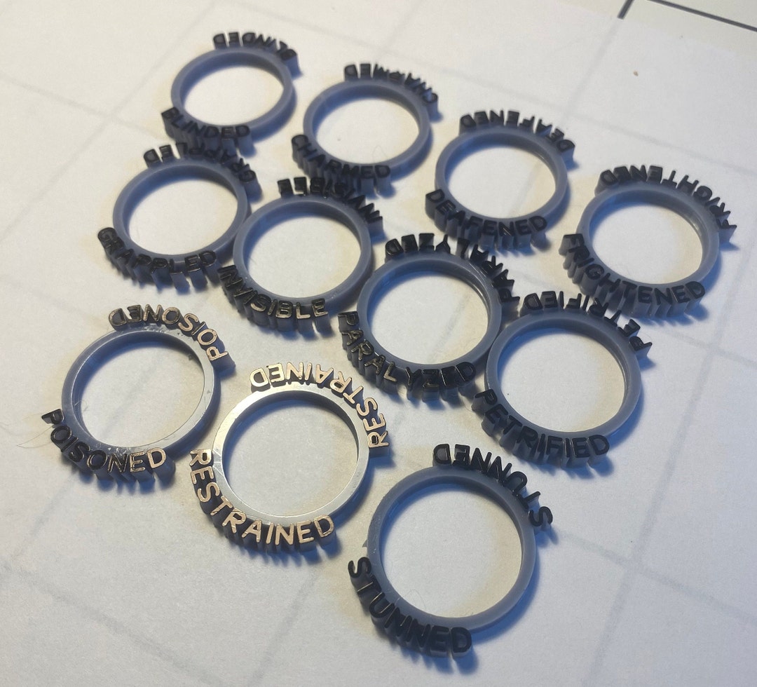Dungeons & Dragons Condition Markers - Etsy