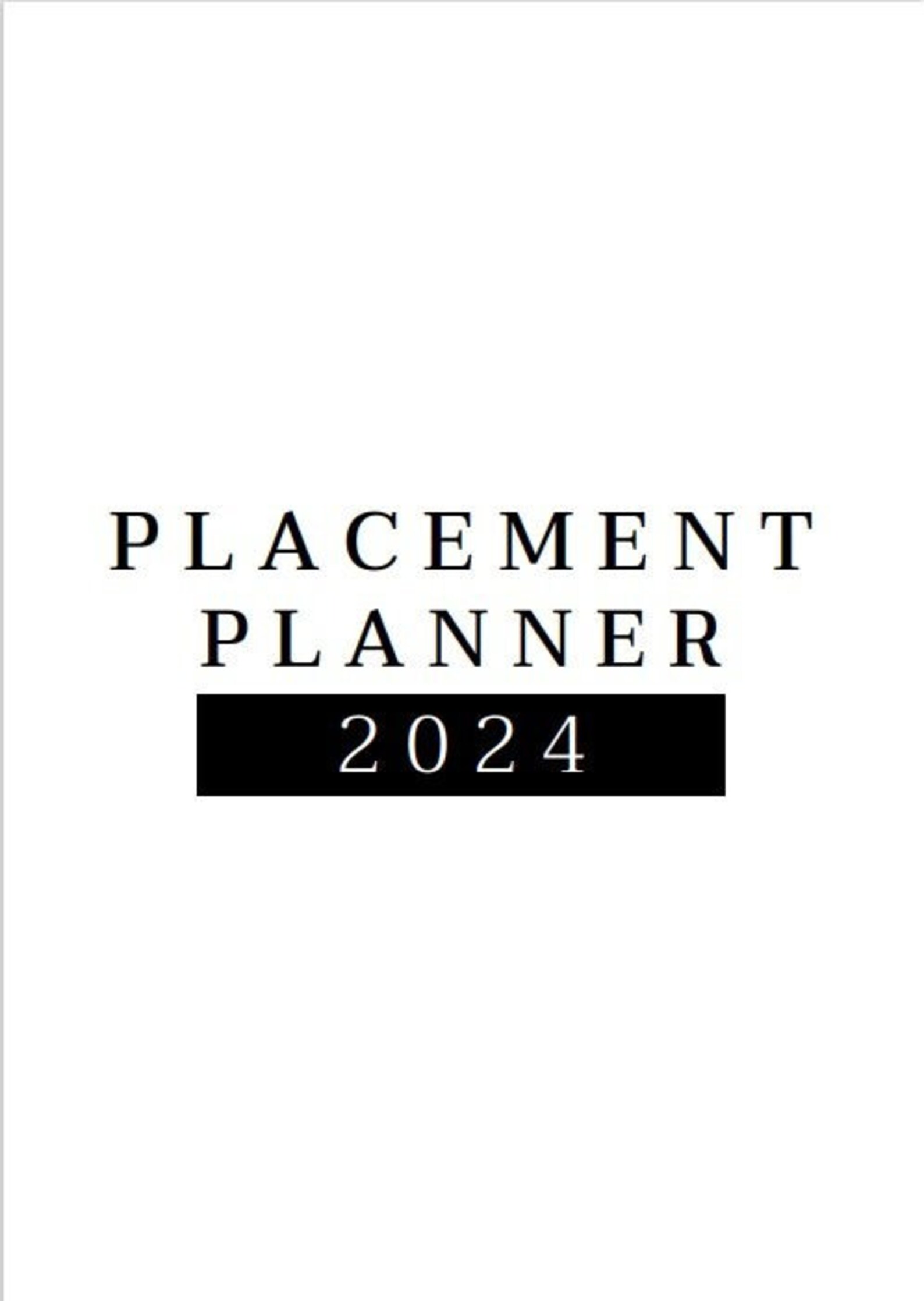 Printable Clinical Placement Planner Template for Students - Etsy