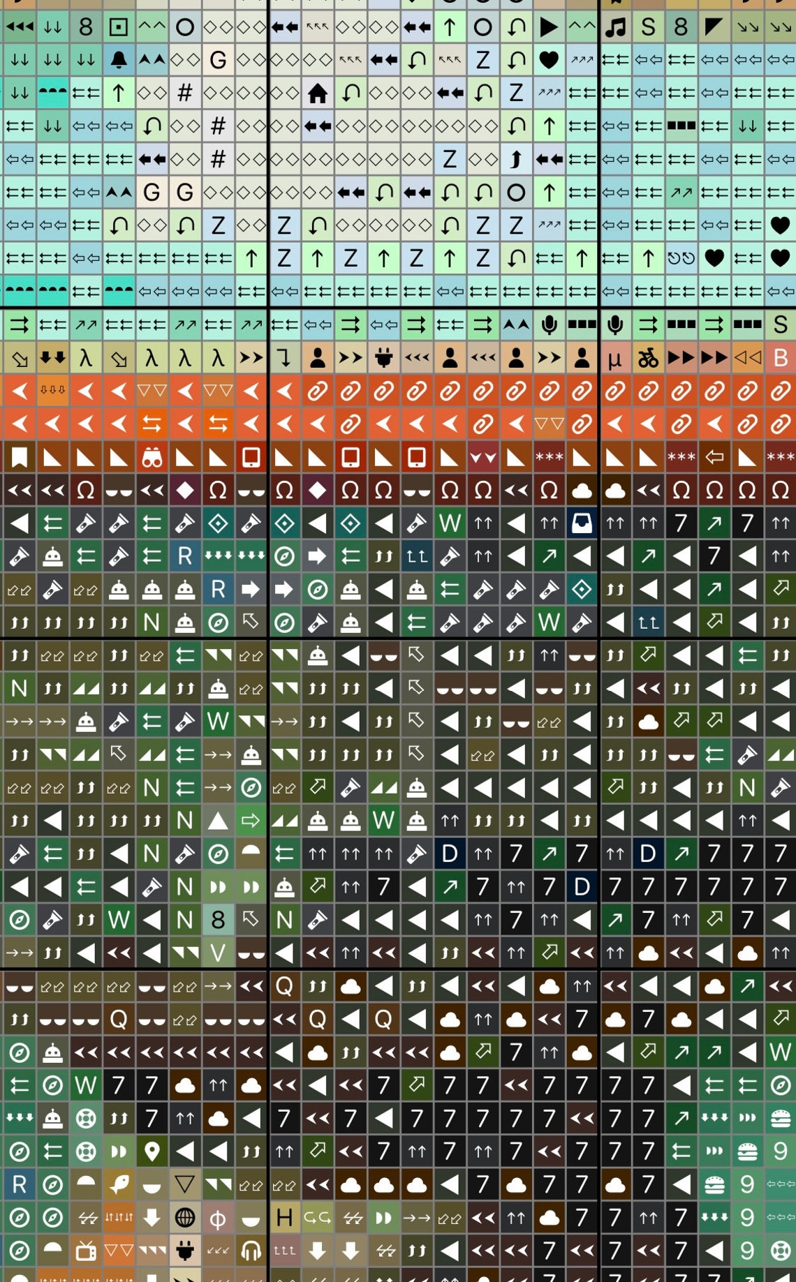 Desert Oasis Cross Stitch Pattern, Full Coverage Pdf Instant Download ...