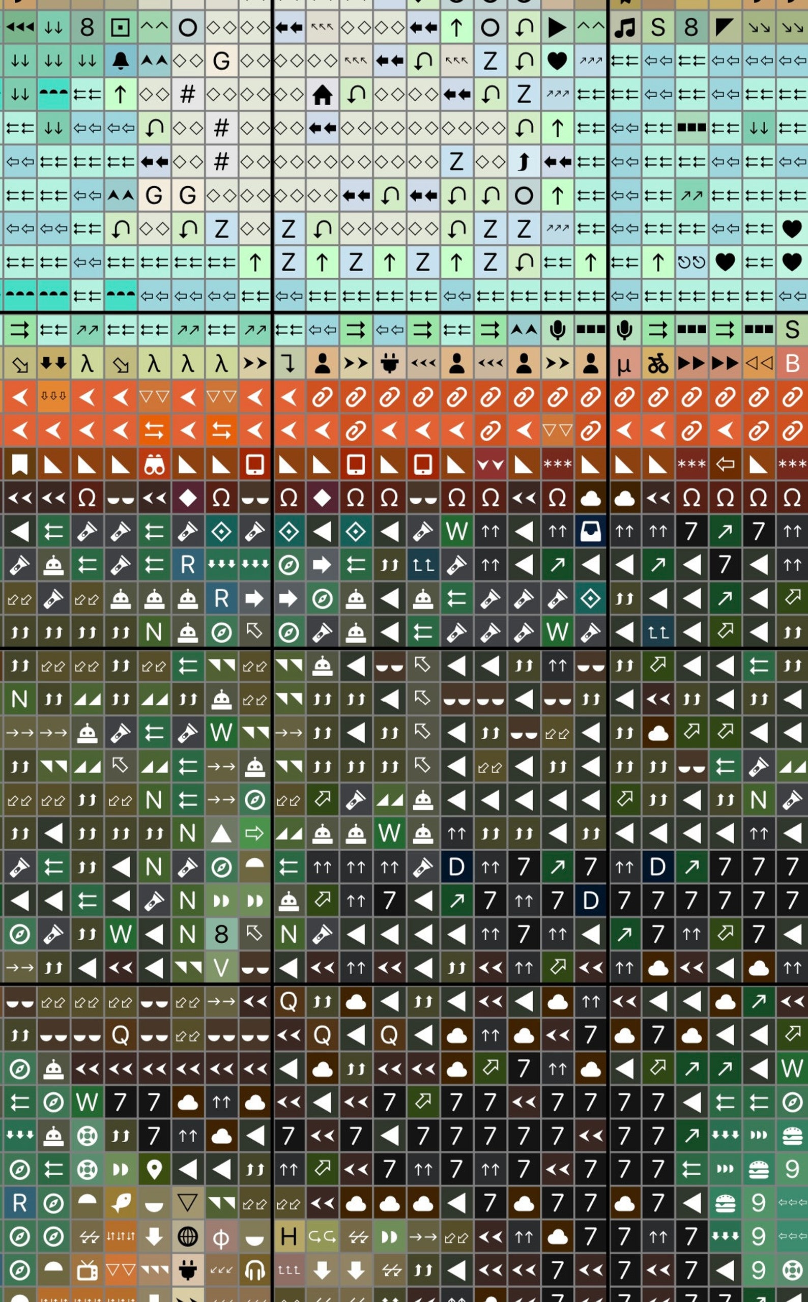 Desert Oasis Cross Stitch Pattern, Full Coverage Pdf Instant Download ...