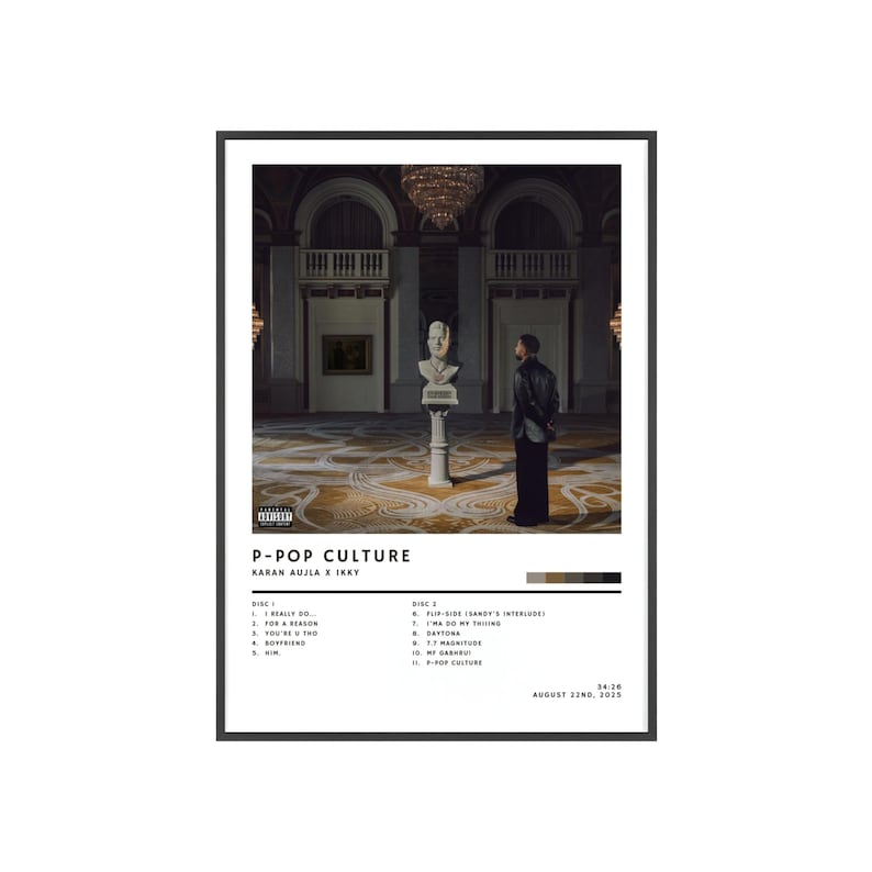Karan Aujla - P-POP CULTURE Album Cover Art Print (digital Download) - Etsy