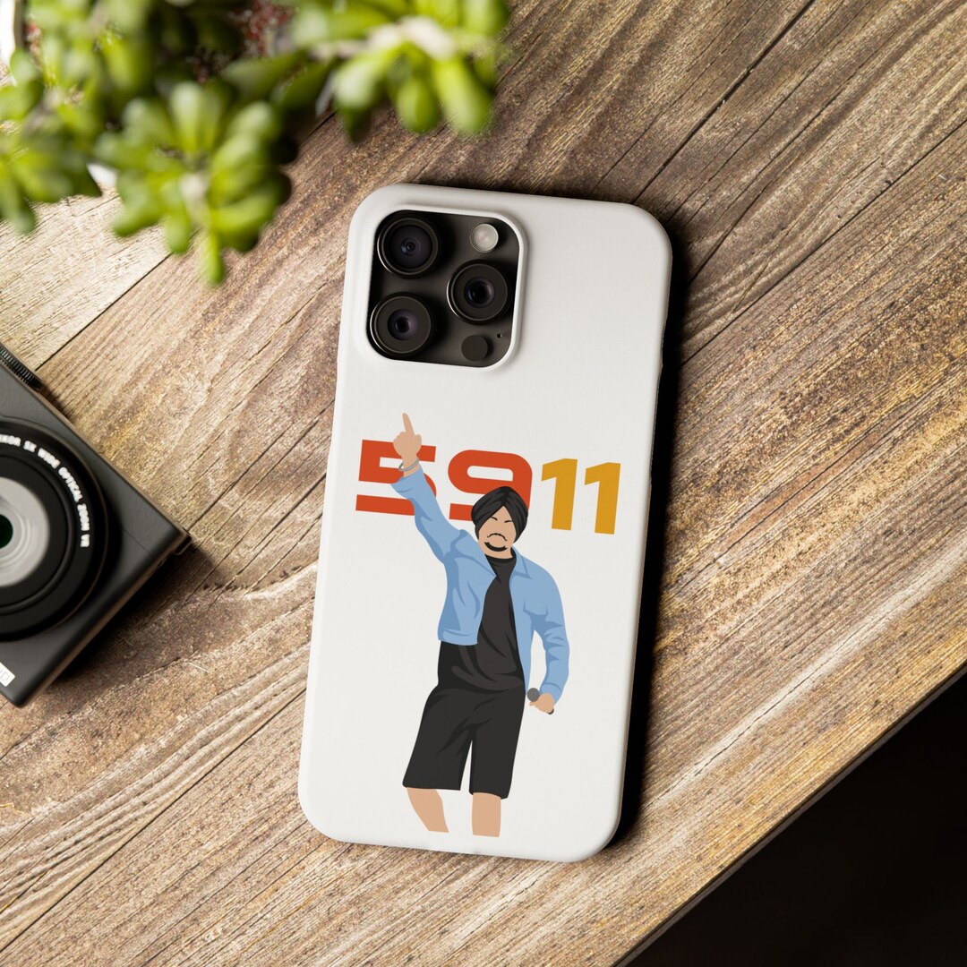 Sidhu Moosewala "5911" THAAPI iPhone Case - Durable & Aesthetic Tribute ...