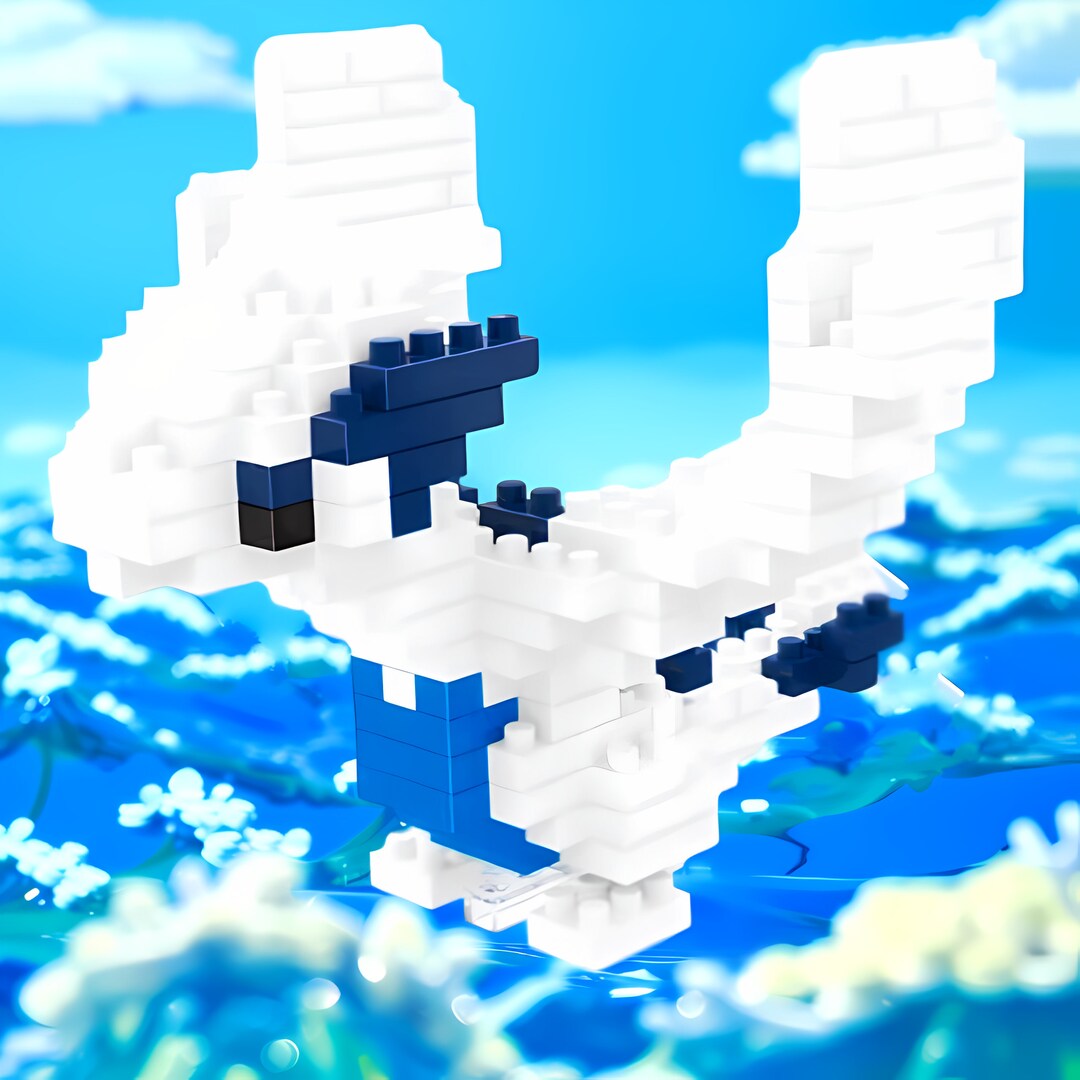 Pokemon Lugia Mini Brick Set With 313 Pieces Includes Character and ...