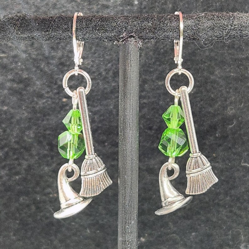 Magical Elphaba Inspired Earrings, Beautiful Wicked Earrings, Elphaba ...