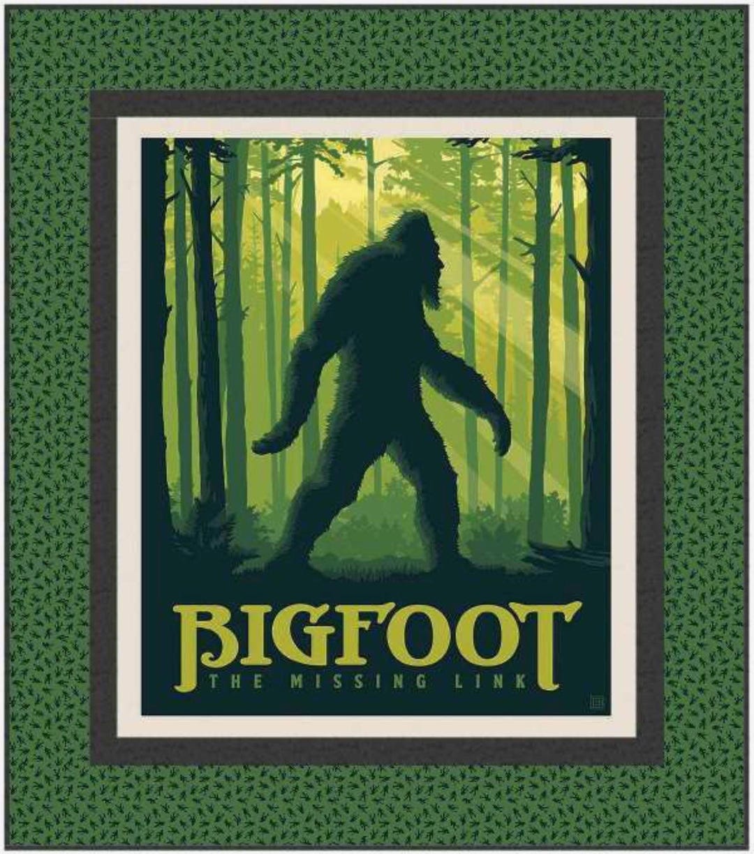 Simple Bigfoot Quilt Pattern Digital Download. Finishes 51"x58 ...