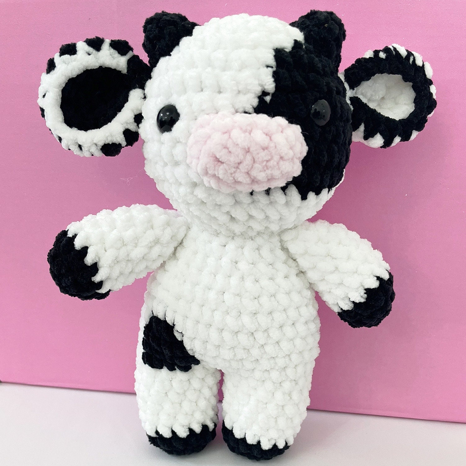 Crochet Cow Kit, Dairy Cow Crochet Set, Cute Milk Amigurumi Cow Kit ...