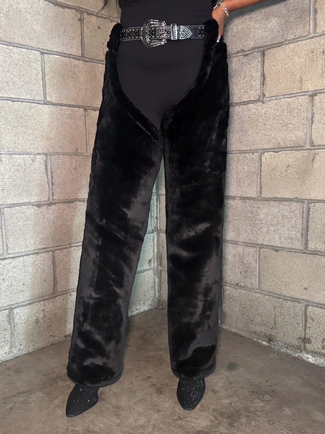 Midnight Noir Chaps (faux Fur Collection) - Etsy