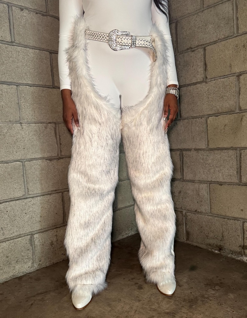 White Owl Chaps (faux Fur Collection) - Etsy