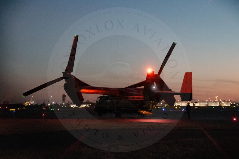 V-22 Osprey Night Photo - Etsy