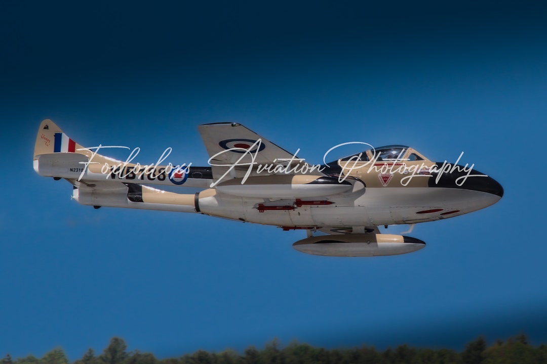 De Havilland Vampire Jet Photo - Etsy
