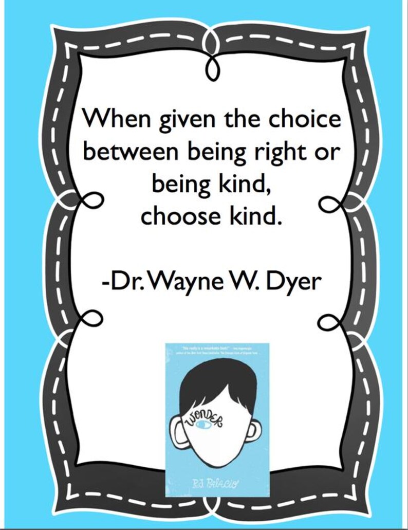 Wonder - R. J. Palacio, Digital Printable, Digital Downloads, PDF ...