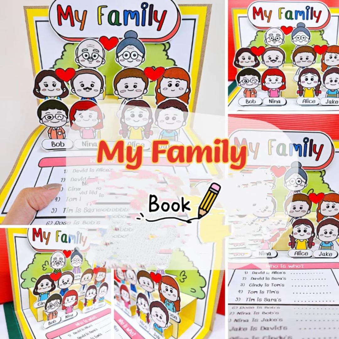 My Family and My Home, Digital Printable, Kids Craft DIY, HASS, Early ...