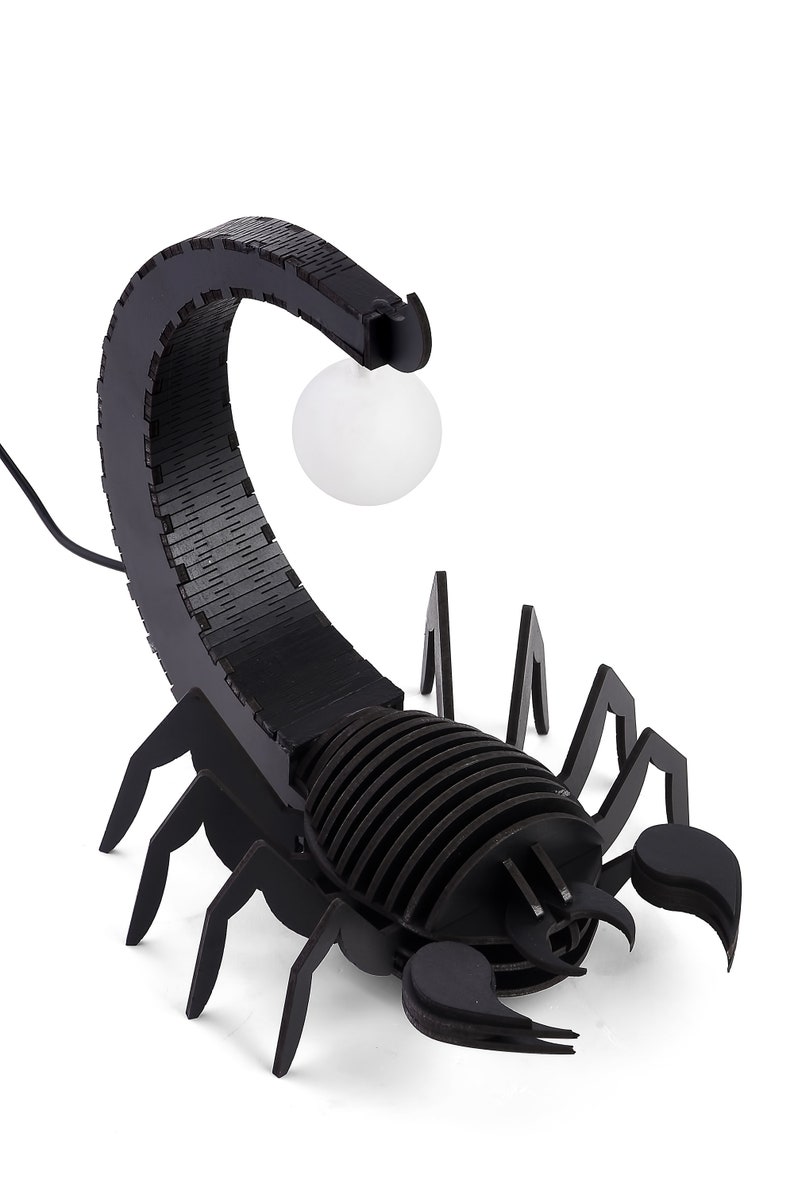 Laser Cut Scorpion Design Desk Lamp & Night Lamp / Unique Lighting ...