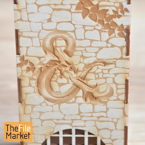 Dice Tower - Laser Cut Files - DXF,SVG,AI - Dnd Game - Etsy
