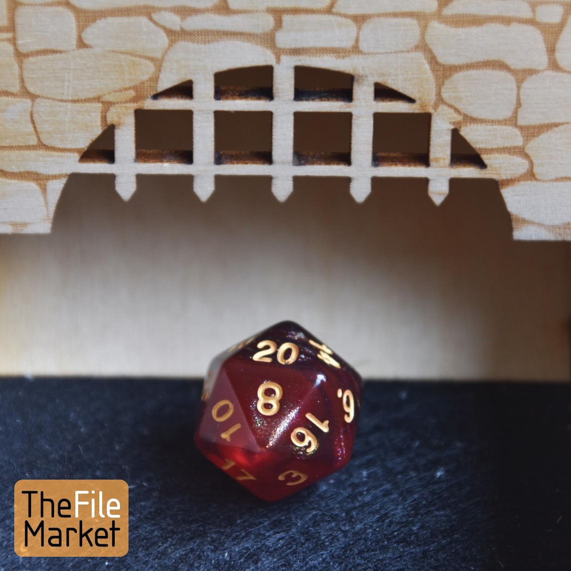 Dice Tower - Laser Cut Files - DXF,SVG,AI - Dnd Game - Etsy