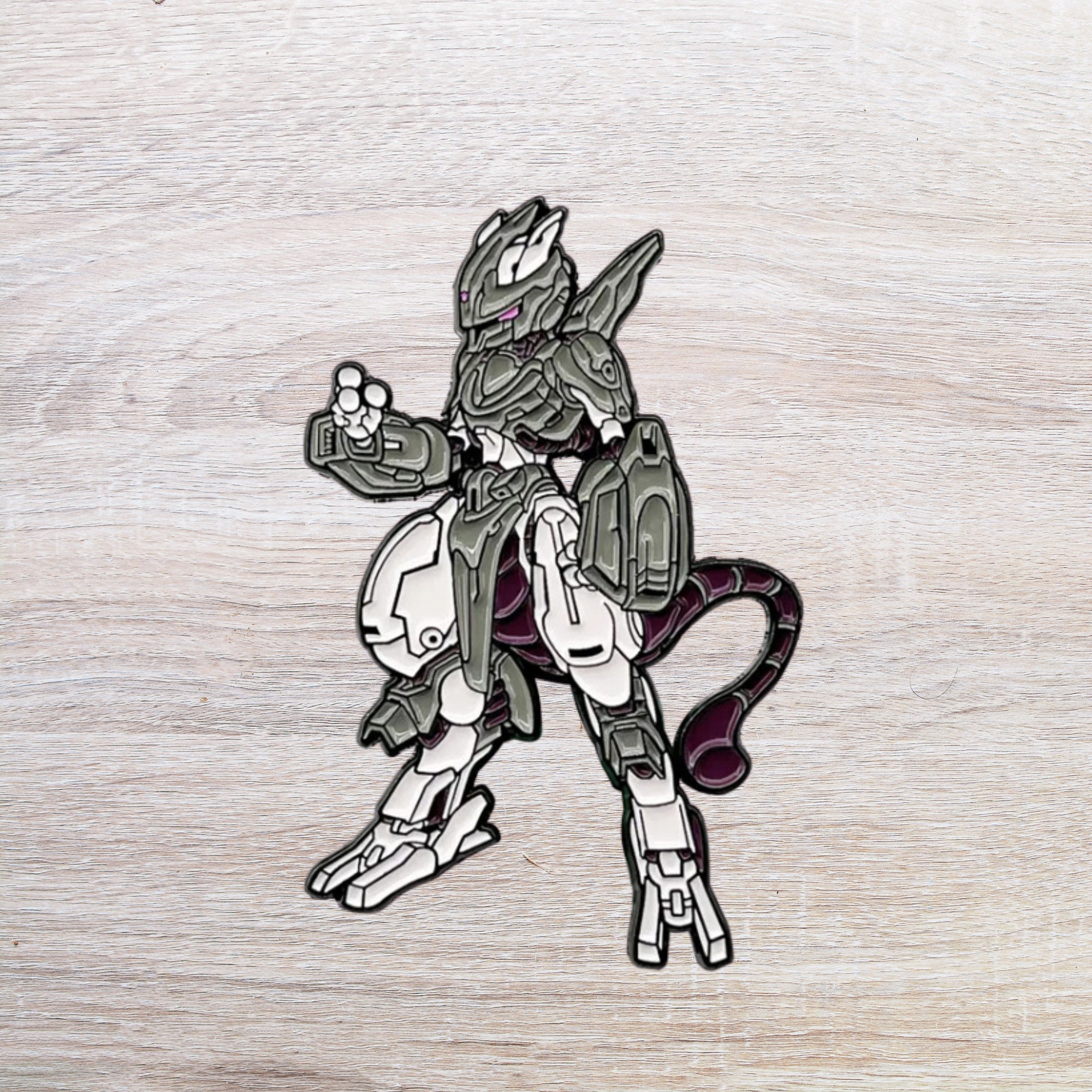 Mecha Mewtwo Pokemon Pin Metal Pocket Monster Robot Transformer Pins - Etsy