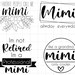 Mimi SVG Bundle, Mimi PNG Bundle, Creative Mimi Designs for Crafting ...