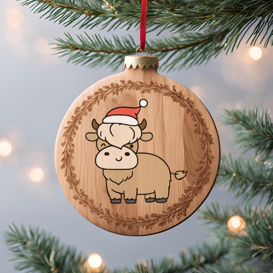 Highland Cow SVG, Highland Cow PNG, Highland Cow, Christmas Cow ...